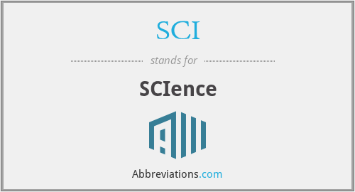 What is the abbreviation for SCIence?