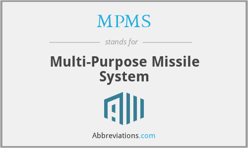 What does MPMS stand for?