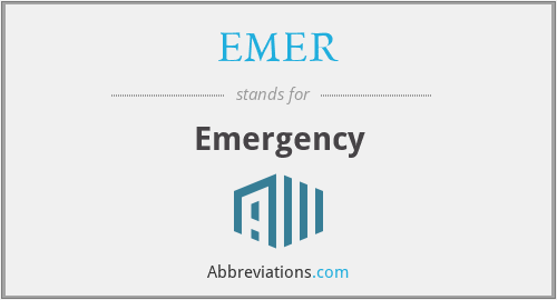 What is the abbreviation for emergency?