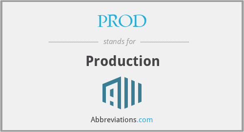 What is the abbreviation for Production?