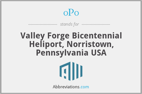 What does 0P0 stand for?