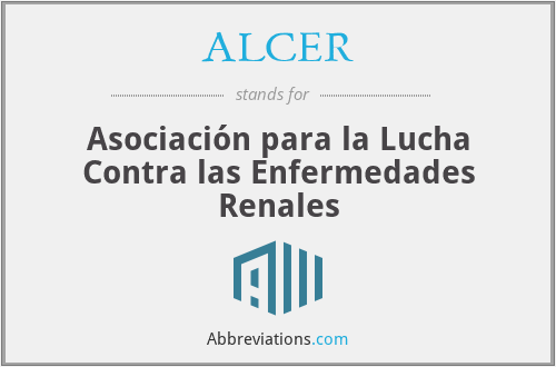What does ALCER stand for?