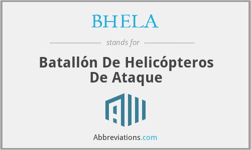 What does BHELA stand for?