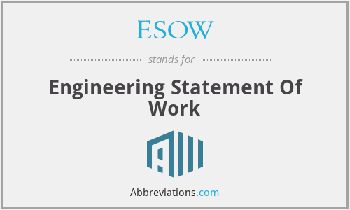 What does ESOW stand for?