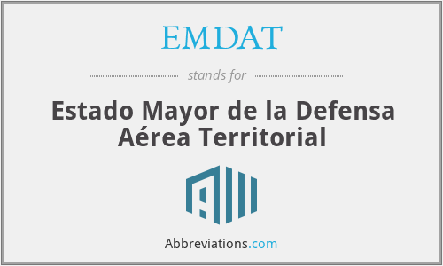 What does EMDAT stand for?