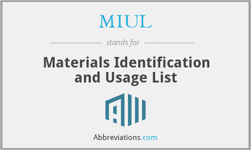 What does MIUL stand for?