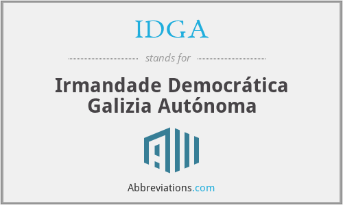 What does IDGA stand for?