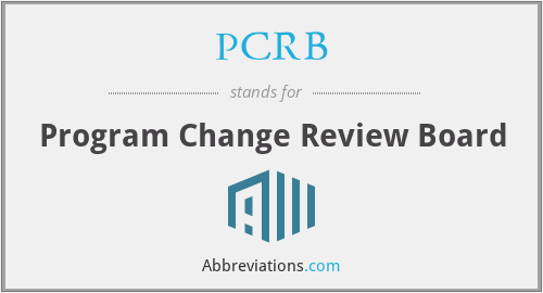 What does PCRB stand for?