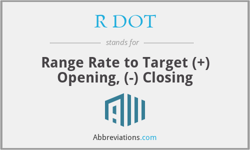 What does R DOT stand for?