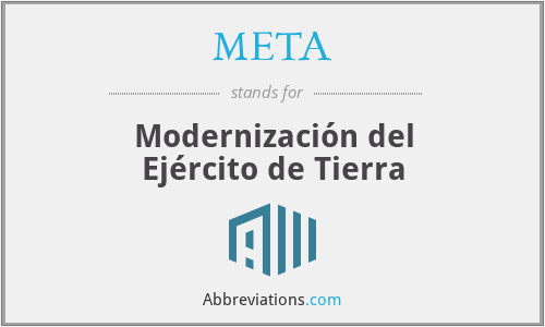 What does META stand for?