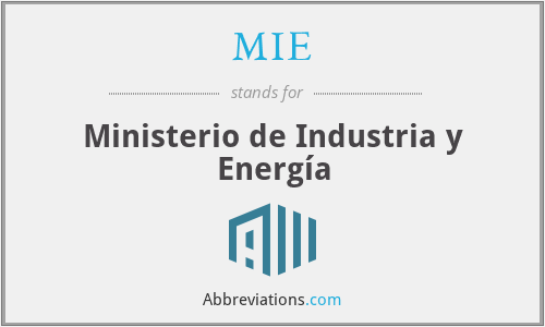 What does MIE stand for?