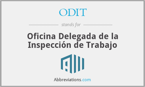 What does ODIT stand for?