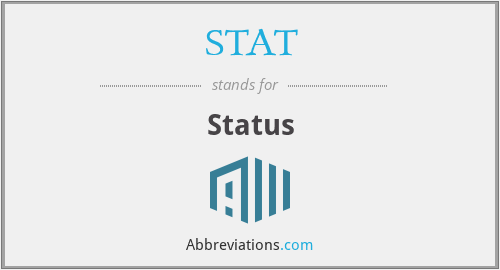 What is the abbreviation for Status?