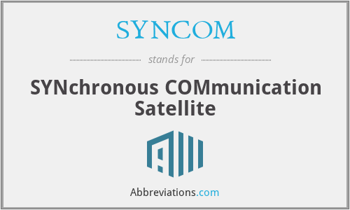 What does SYNCOM stand for?