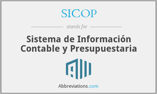 What does SICOP stand for?