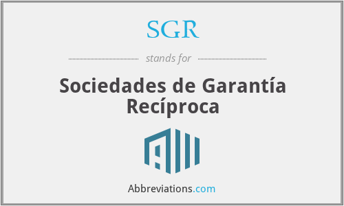 What does SGR stand for?