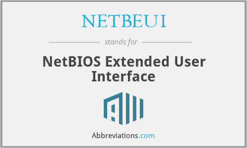 What does NETBEUI stand for?