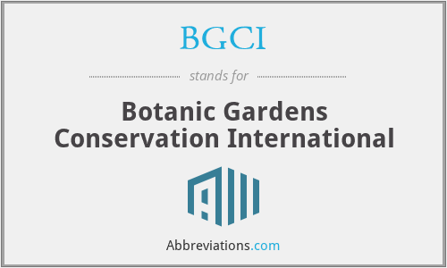 What does BGCI stand for?