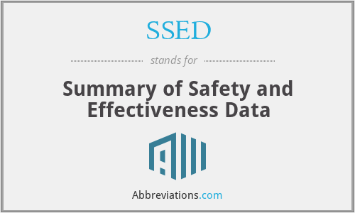 What does SSED stand for?