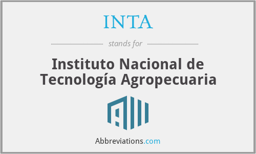What does INTA stand for?