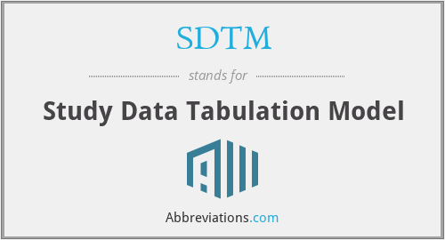What does SDTM stand for?