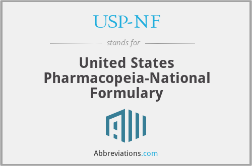 What does USP-NF stand for?
