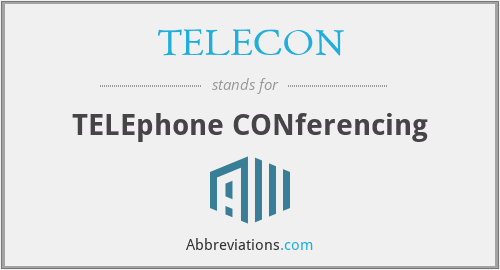 What does TELECON stand for?