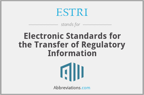 What does ESTRI stand for?