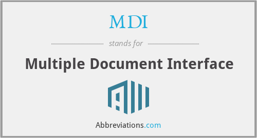What does MDI stand for?