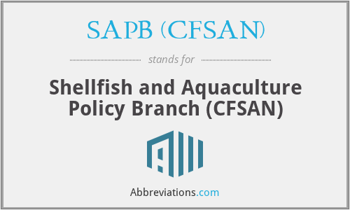What does SAPB (CFSAN) stand for?
