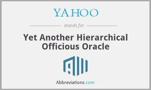 What does YAHOO stand for?