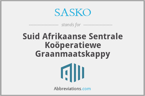 What does SASKO stand for?
