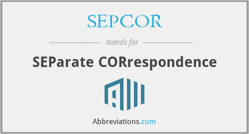 What does SEPCOR stand for?