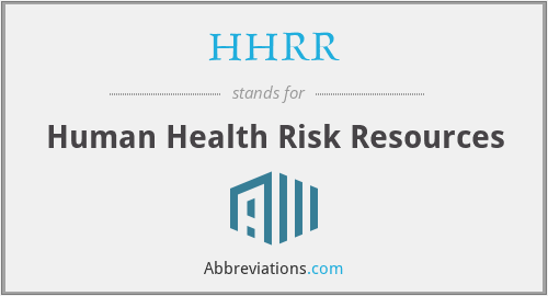 What does HHRR stand for?