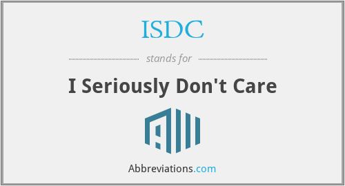 What does ISDC stand for?