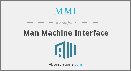 What does MMI stand for?