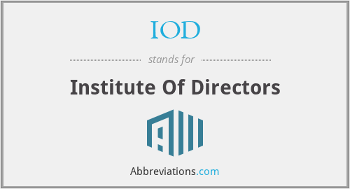 What does IOD stand for?