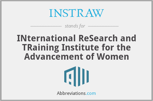 What does INSTRAW stand for?