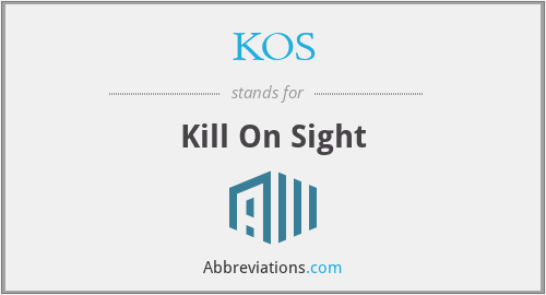 What does KOS stand for?