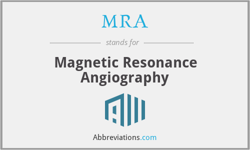 What does MRA stand for?