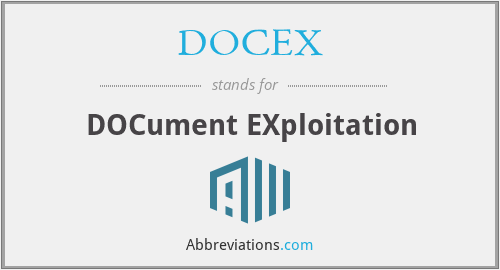 What does DOCEX stand for?