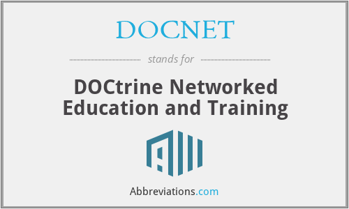 What does DOCNET stand for?