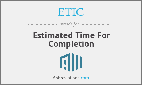 What does ETIC stand for?