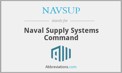 What does NAVSUP stand for?