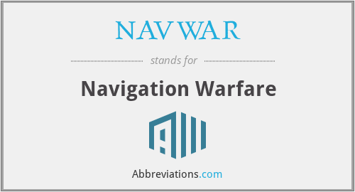 What does NAVWAR stand for?