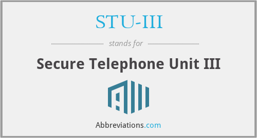 What does STU-III stand for?