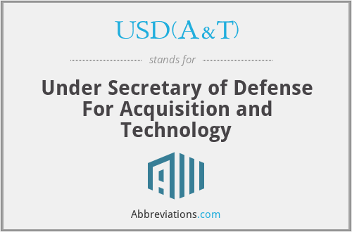 What does USD(A&T) stand for?