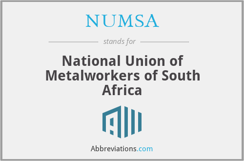 What does NUMSA stand for?