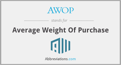 What does AWOP stand for?