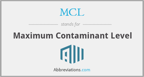 What does MCL stand for?